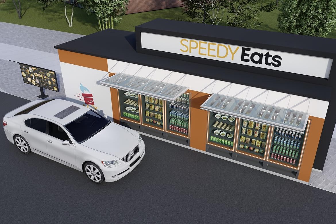 Speedy Eats is launching its first unmanned drive-thru store