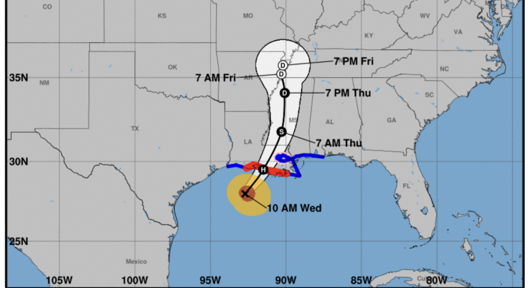 Here’s the latest as Francine takes aim at Louisiana